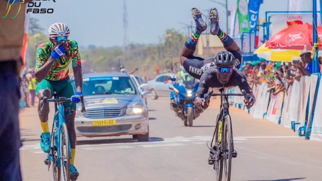 7e étape du Tour du Faso : Mahamadi Ilboudo du Burkina Faso gagne en ...